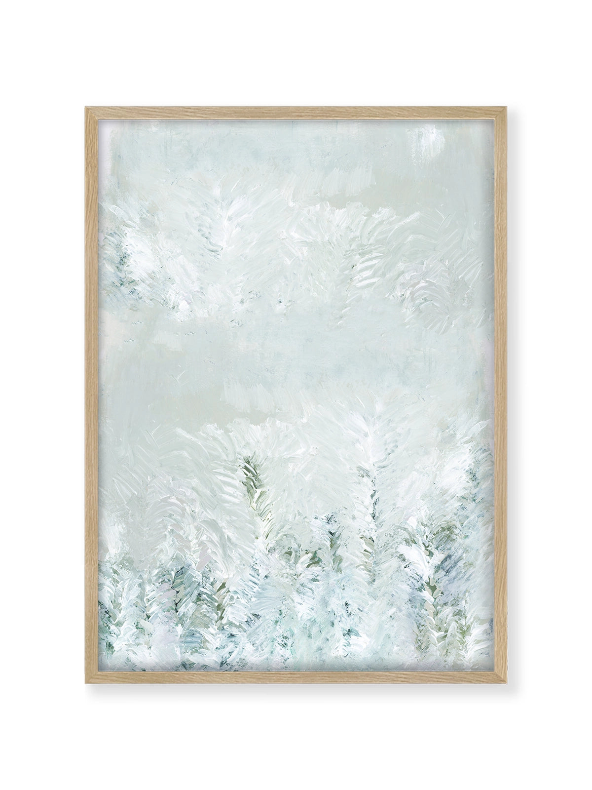 Winter White Forest Scene II - Art Print by Cartissi Studio - Nomadart